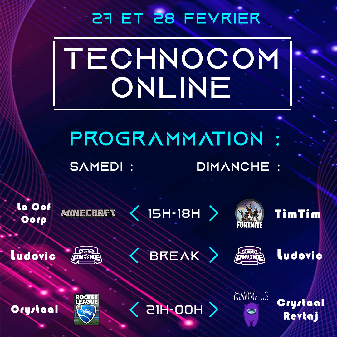 27 et 28 février : Technocom OnLine